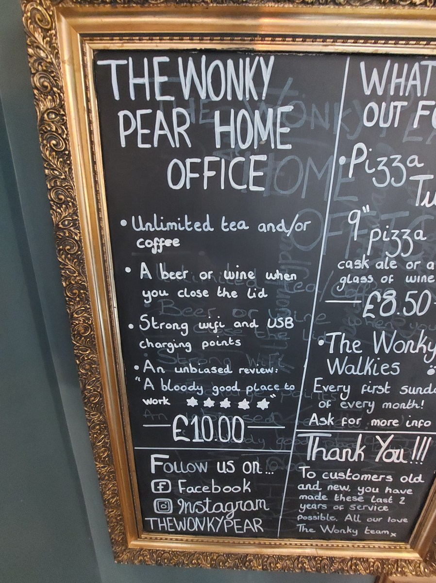 A WONKY PEAR IN CONGLETON – retiredmartin