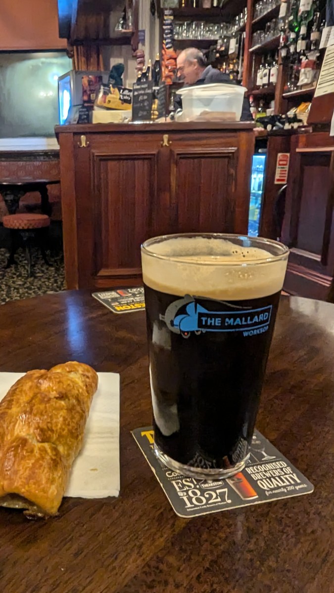 22 MINUTES WAIT AT WORKSOP STATION ? IT CAN ONLY BE THE MALLARD, THEN ...